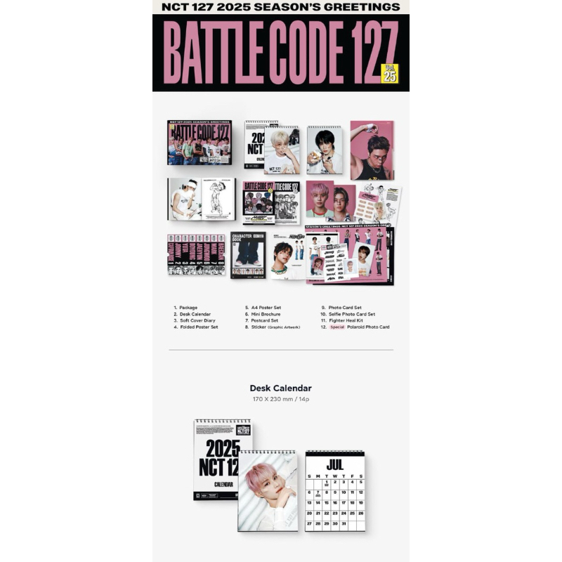 Jual [BACA DESKRIPSI] OPEN SHARING NCT 127 SEASONS GREETINGS 2025 WITH ...