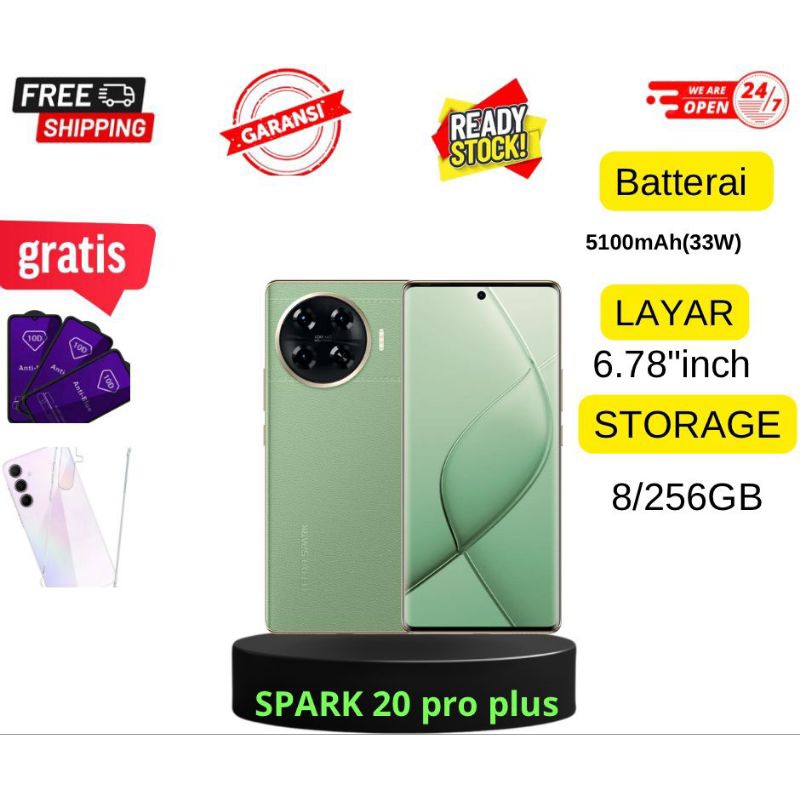 Jual SPARK 20 PRO PLUS 8/256GB NEW ORIGINAL | Shopee Indonesia