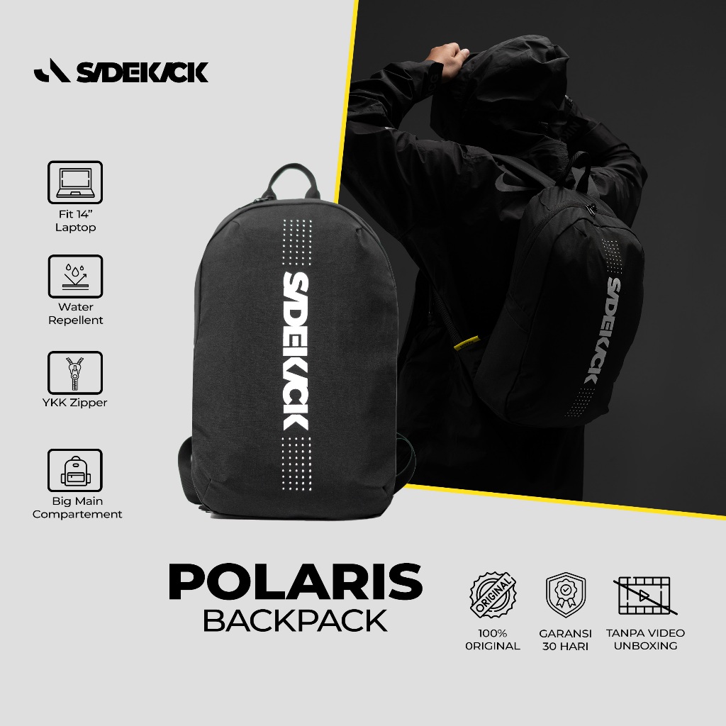Jual Sidekick Project POLARIS - Backpack - Daypack - Tas Ransel ...