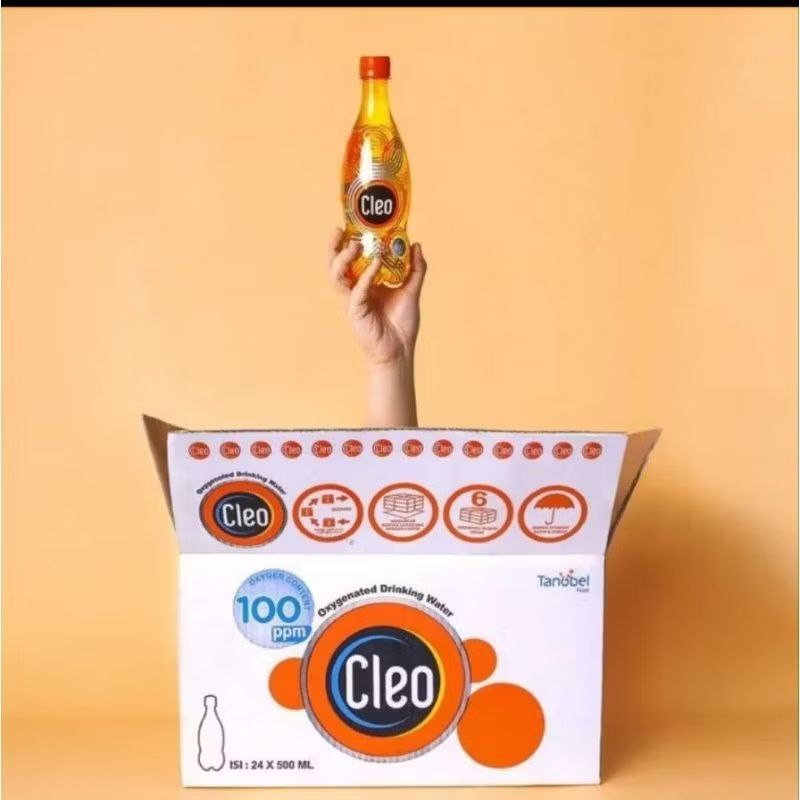 Jual AIR MINUM OXYGEN CLEO 500 ML / CLEO OXYGEN WATER 500 ML 1 DUS ...