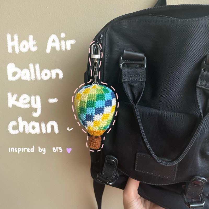 Jual Hot Air Ballon BTS Keychain by Mowoli | Gantungan Kunci Balon ...