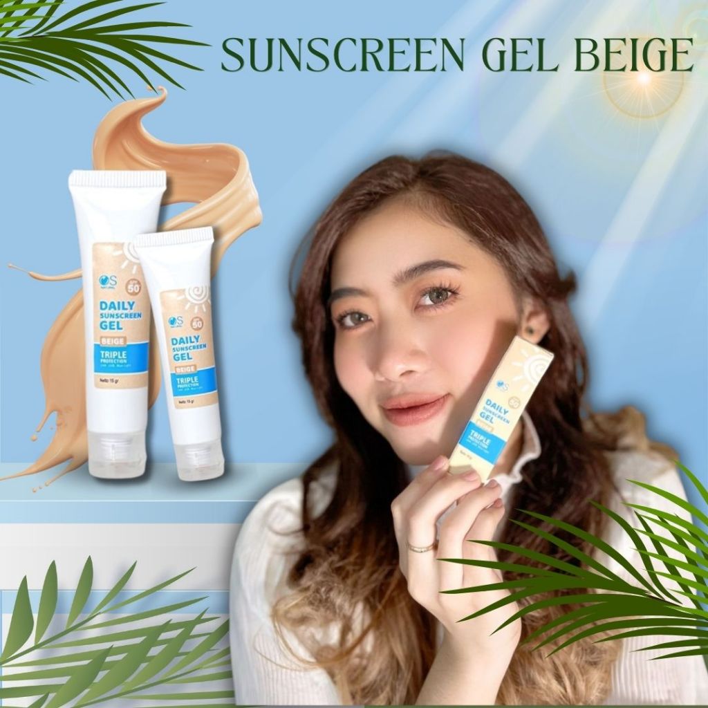 Jual LARISSA DAILY SUNSCREEN GEL BEIGE TRIPLE PROTECTION (FOR NORMAL ...