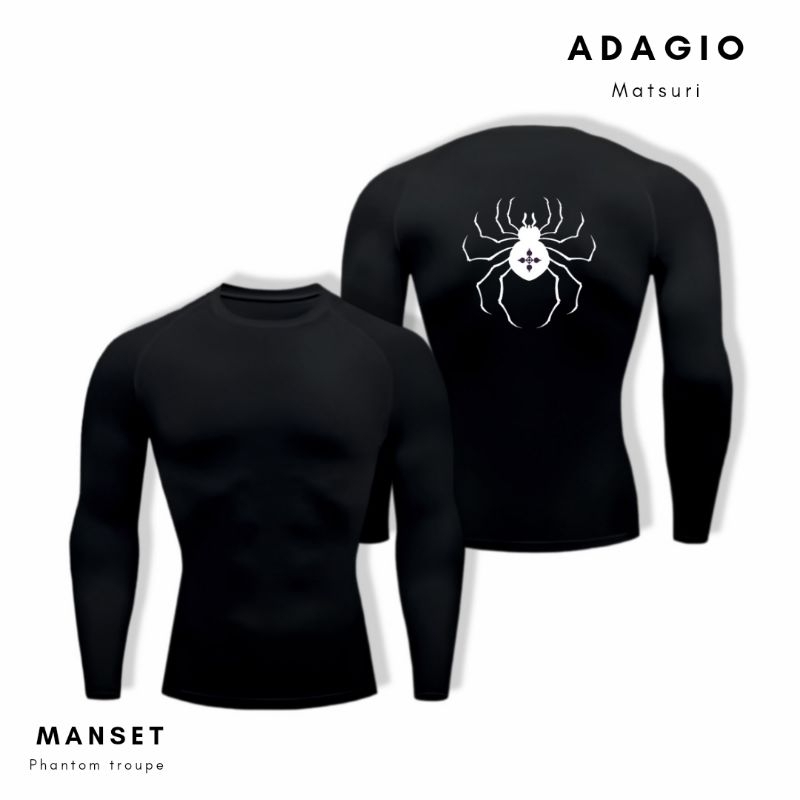 Jual KAOS OLAHRAGA KOMPRESI KETAT LENGAN PANJANG MANSET PHANTOM TROUPE ...