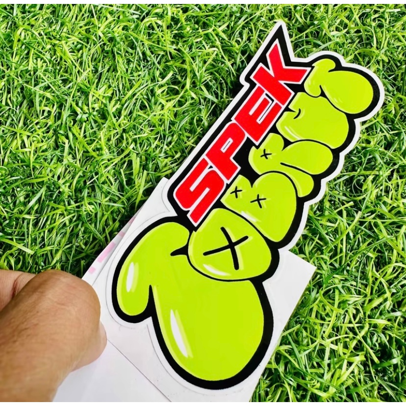 Jual Stiker Satuan "SPEK TOBRUT" 10 cm x 4 cm: Vinyil Glossy & Hologram ...