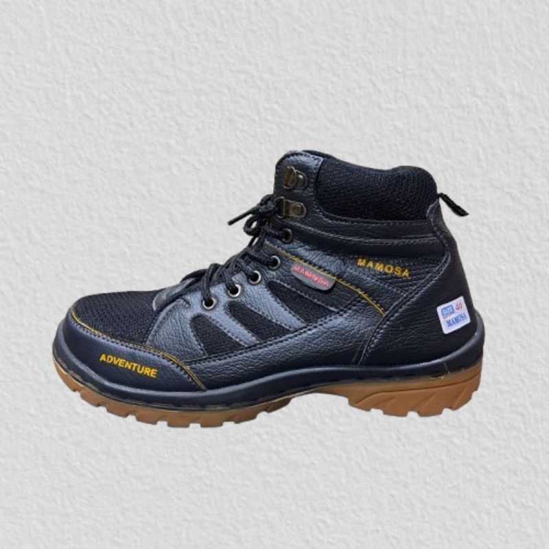 Jual Sepatu Safety Boot Ujung Besi / Sepatu Hiking / Sepatu Proyek ...