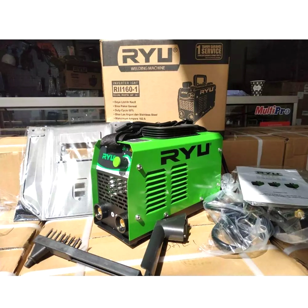 Jual Termurah - Mesin Las RYU Inverter MMA 120 IGBT 450 watt / Mesin las / Mesin trafo las ...