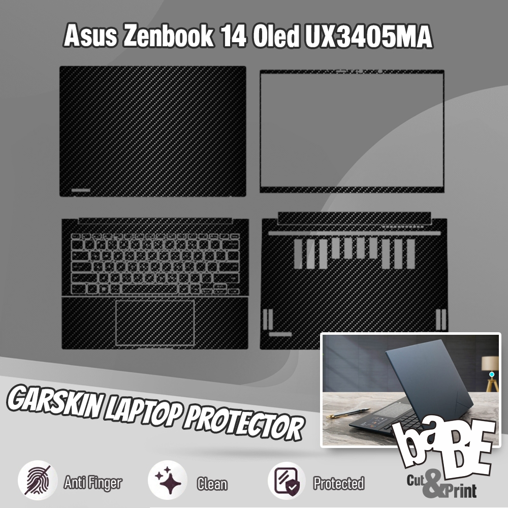 Jual Garskin Laptop Skin laptop Fullbody Asus Zenbook 14 Oled UX3405MA ...