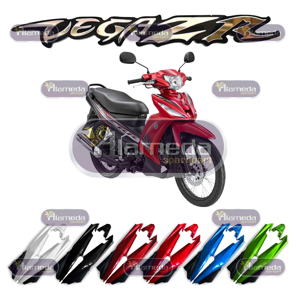 Jual Cover Body Samping Set Kanan Kiri Vega ZR Vega RR Hitam Putih ...