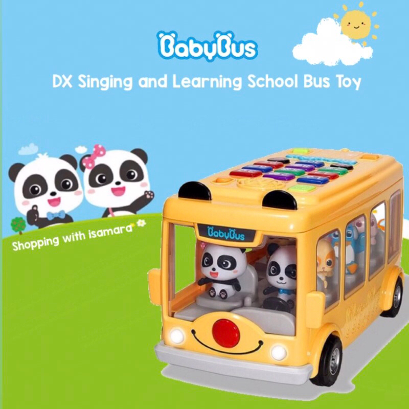 Jual Babybus DX Singing and Learning School Bus Toy / Mainan Mobilan ...