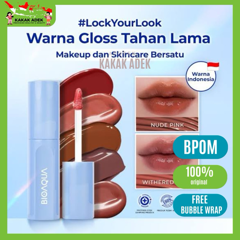 Jual BIOAQUA Darling Me Matte Lip Tin Liptin Fantastic Me Glossy/Mate ...