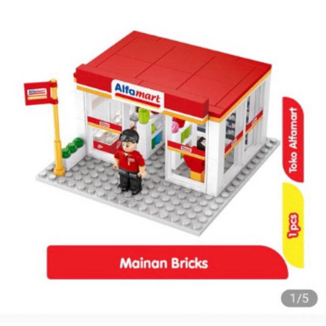 Jual Alfa Bricks Toy Collection Mainan / Mainan Brick Alfamart | Shopee ...