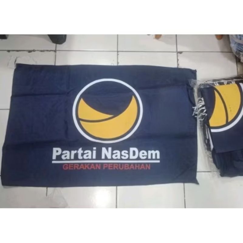 Jual BENDERA PARTAI NASDEM 80 x 120 ( isi 50lembar) | Shopee Indonesia