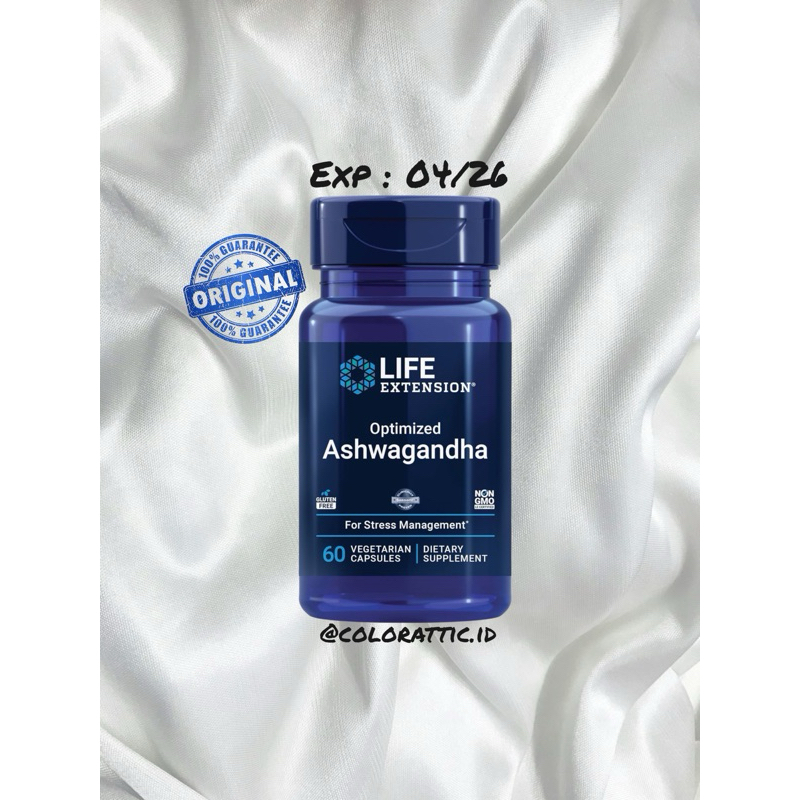 Jual Life Extension Optimized Ashwagandha - Stress Management ...