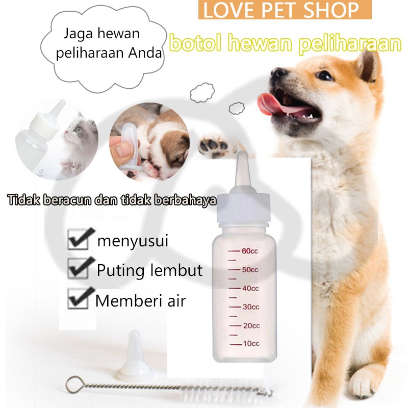 Jual Botol Susu 60ml untuk/botol hewan peliharaan/Kucing Anjing Baru ...
