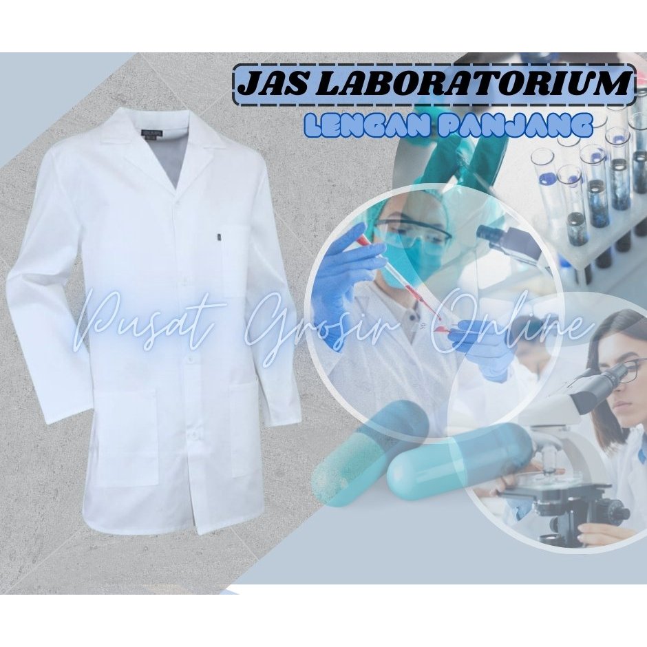 Jual Jas Lab Lengan Panjang dan jas laboratorium lengan pendek ...