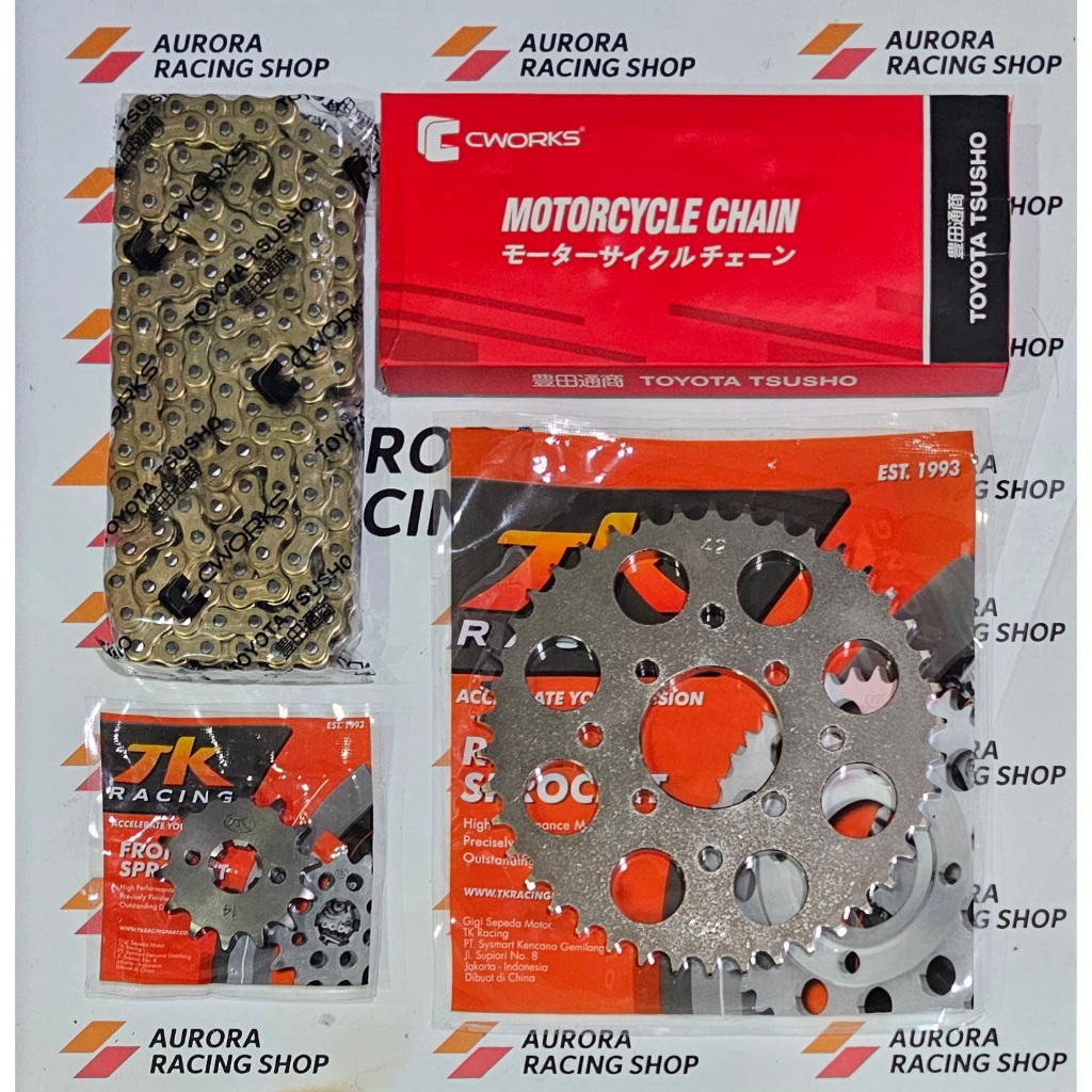 Jual GEAR SET TK 428 SUZUKI SATRIA FU 150 OLD / NEW / BARONG / FU Fi ...