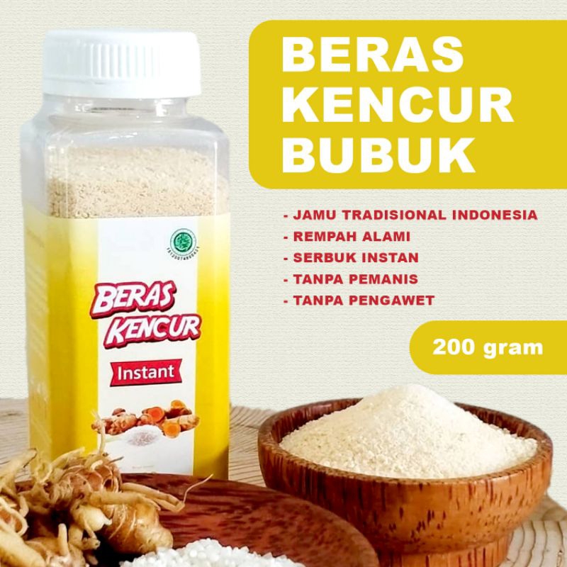 Jual Beras Kencur Bubuk Segar 200gr Oleh Oleh Rembang | Shopee Indonesia