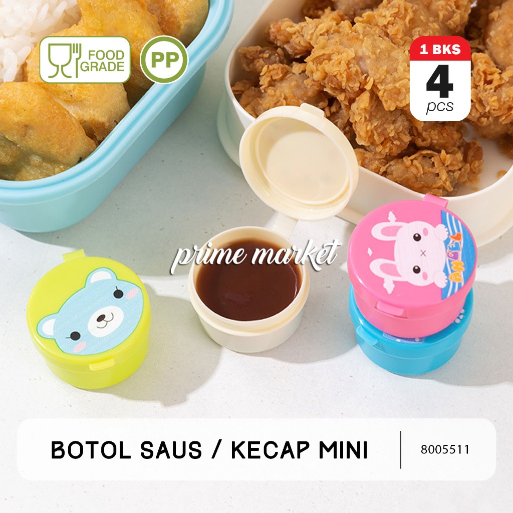 Jual Botol Saos Tomat Isi 4 Pcs Tempat Saus Mini Tempat Sambal Mini ...