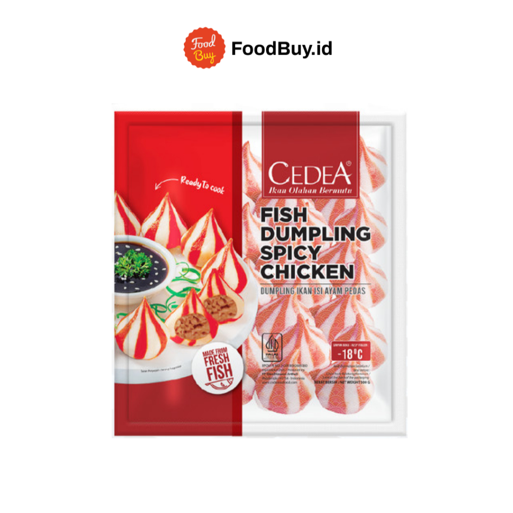Jual Cedea Fish Dumpling Spicy Chicken 500 gr | Shopee Indonesia