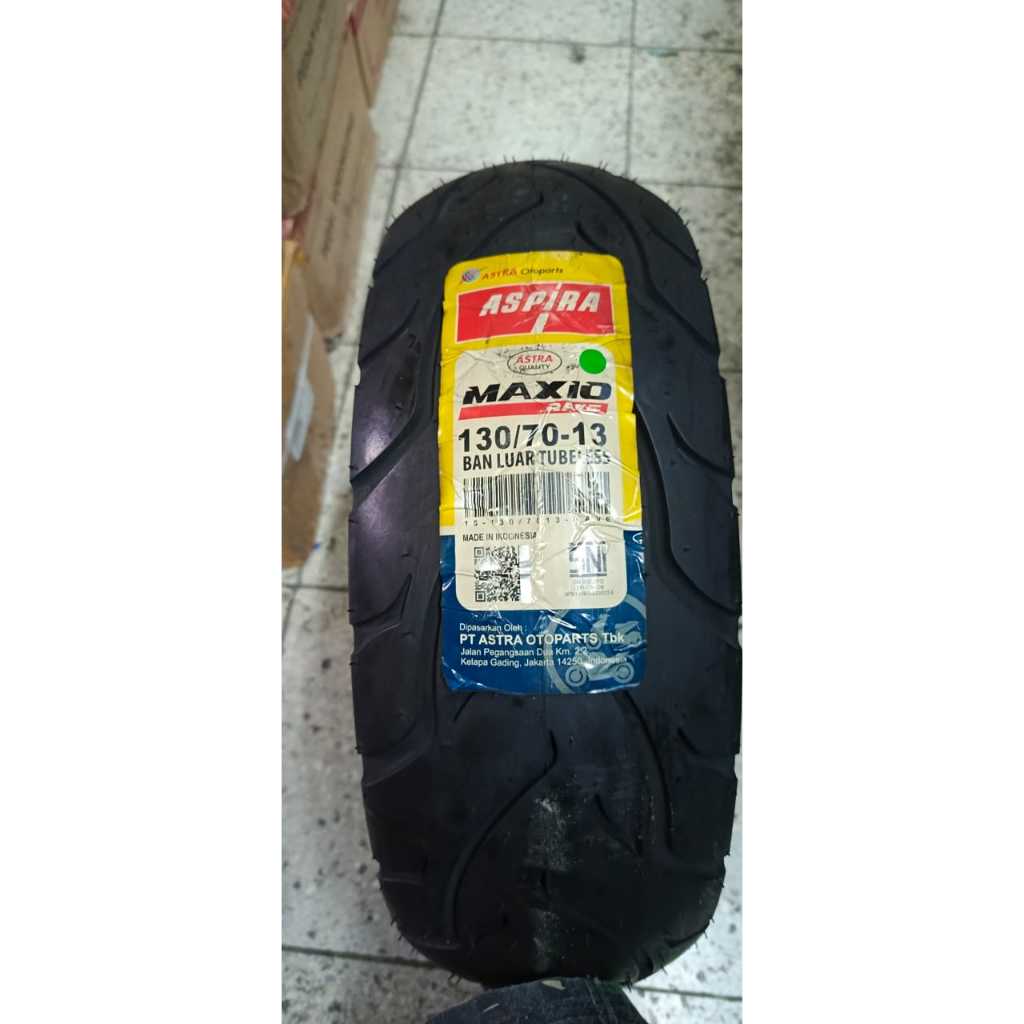 Jual BAN LUAR N MAX TUBLESS ASPIRA MAXIO RAVE DEPAN 110/70-13 BELAKANG ...