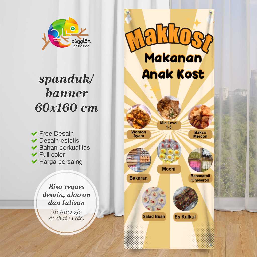 Jual Cetak Spanduk Banner Jajanan Pasar | Shopee Indonesia