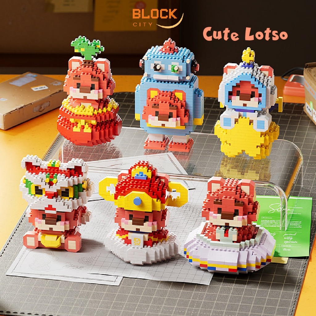 Jual Block City- Brick Lotzo Cosplay Puzzle Brick Balok Susun | Shopee ...