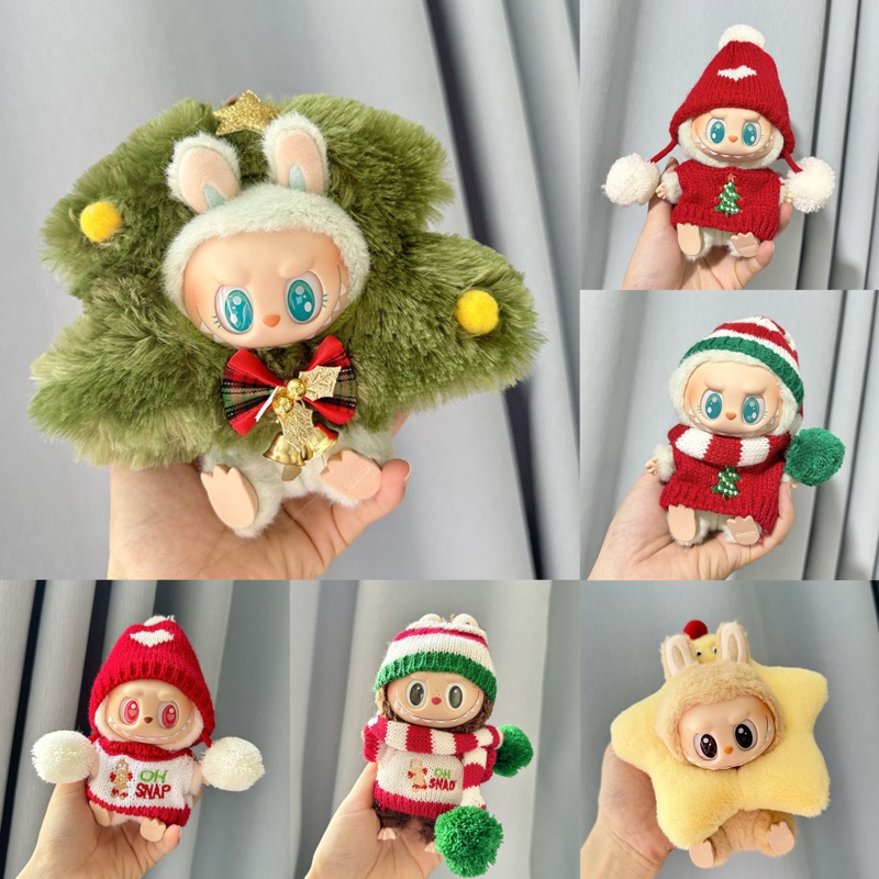Jual CHRISTMAS EDITION/ COSTUME/ KNIT/ OUTFIT LABUBU POPMART LABUBU ...