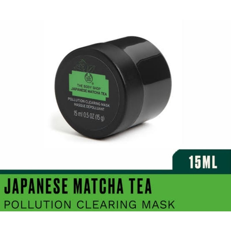 Jual The Body Shop Japanese Matcha Tea Pollution Clearing Mask 15 ml ...