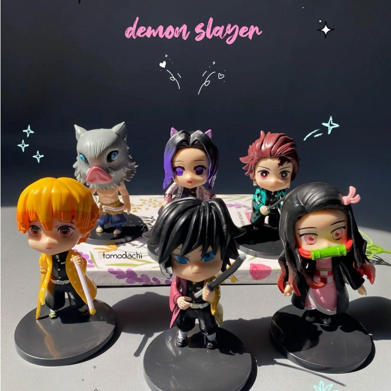 Jual Action Figure Demon Slayer Chibi | Action Figure Tanjiro Zenitsu ...