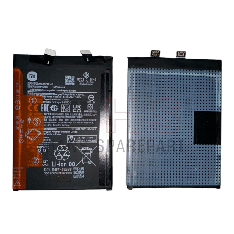 Jual BP49 BATERAI XIAOMI POCO F4 5G / REDMI K40S - ORIGINAL | Shopee ...