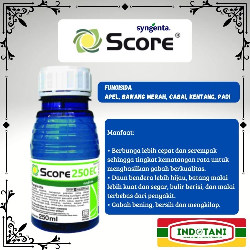 Jual INSEKTISIDA SCORE 250 EC 80 ML/SYNGENTA/INSEKTISIDA SYNGENTA ...