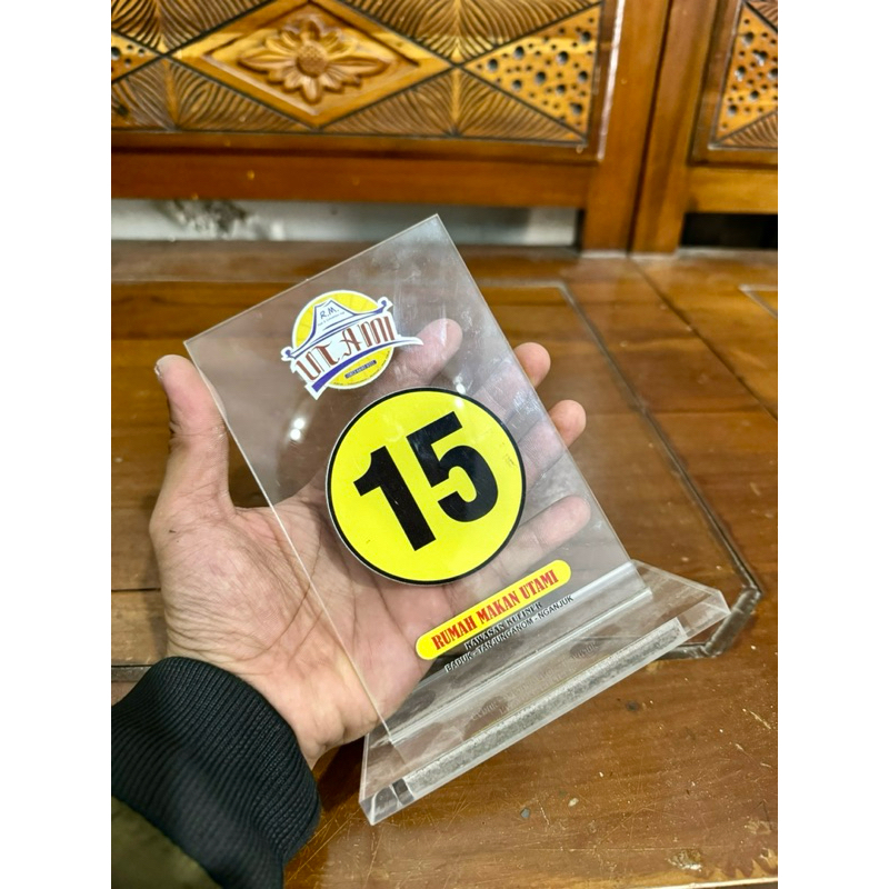 Jual AKRILIK MEJA BAHAN BERKUALITAS TEBAL 15x10 BISA CUSTOM GAMBAR ...