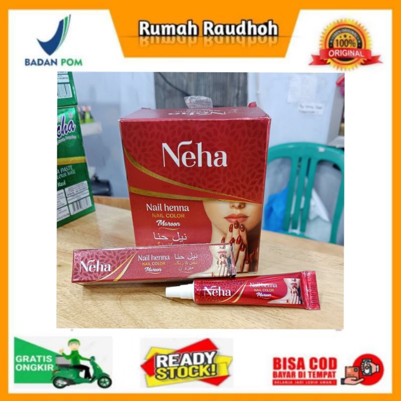 Jual NEHA NAIL HENNA ORIGINAL ISI 10 GRAM - PACAR KUKU HALAL BPOM ...