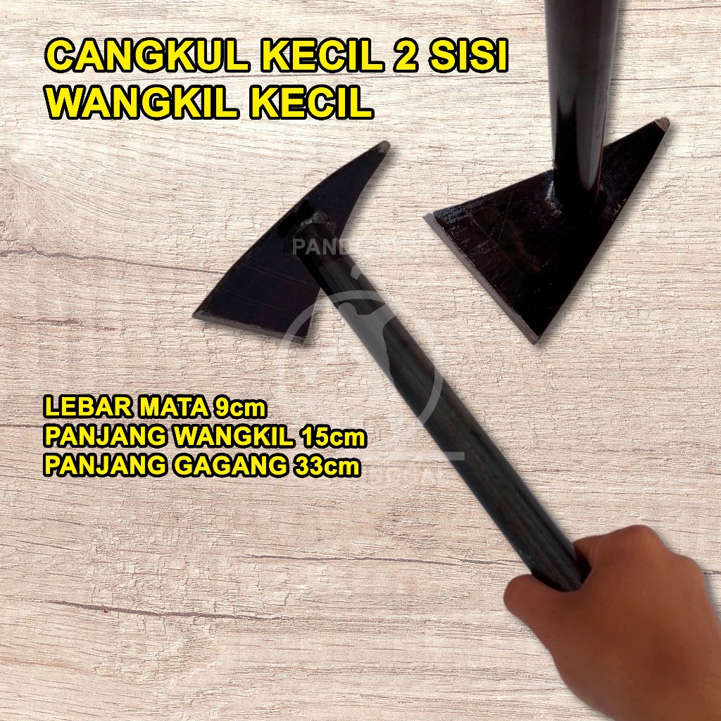 Jual Cangkul/Pacul Kecil Wangkil Double Dobel 2 Mata Sisi | Shopee ...