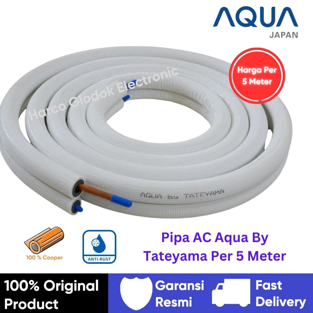 Jual Selang Pembuangan Air Drain AC / Selang Fleksibel/selang AC AQUA ...