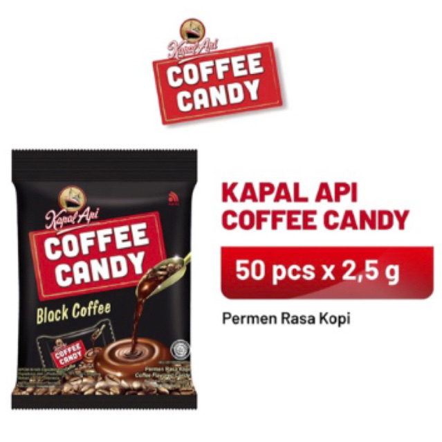 Jual Permen Kapal Api Coffe Candy isi 50pcs per bag | Shopee Indonesia
