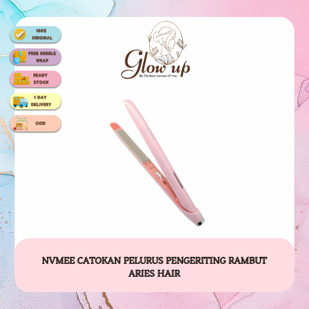 Jual NVMEE- Catokan Pelurus Pengeriting Aries Hair Styler New Version ...
