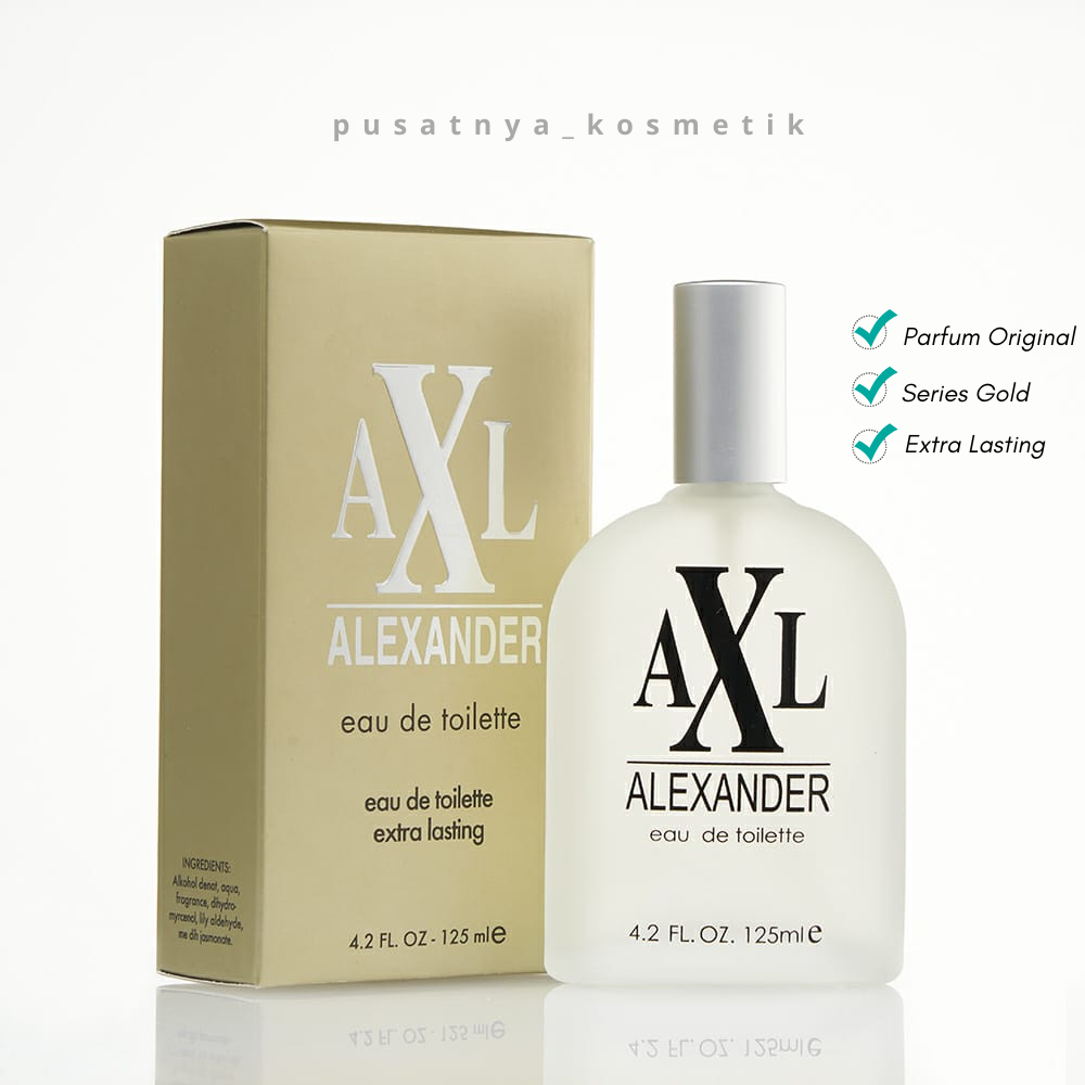 Jual PARFUM AXL ALEXANDER EAU DE TOILETTE 125ML GOLD | Shopee Indonesia