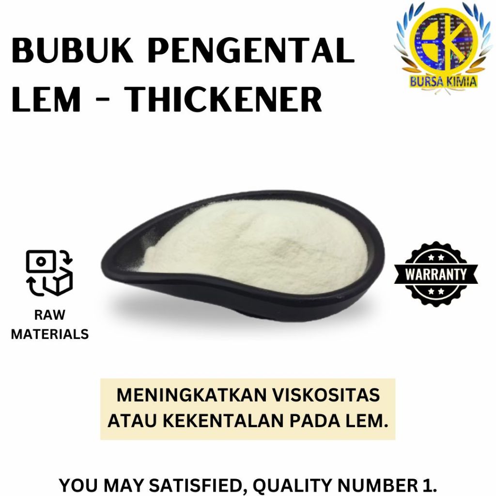 Jual Bubuk Pengental Lem 1kg Thickener / Powder Pengental Cellulose ...