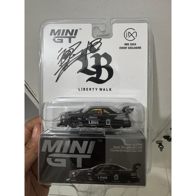 Jual Mini GT Nissan Skyline ER34 merch IMX 2024 sign Kato LBWK new ...