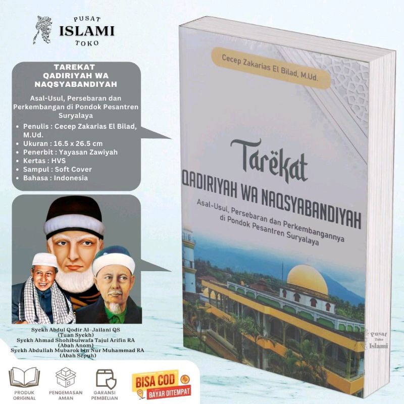 Jual PusatTokoIslami-Tarekat Qadiriyah Naqsyabandiyah Asal-Usul Persebaran dan Perkembangan di ...