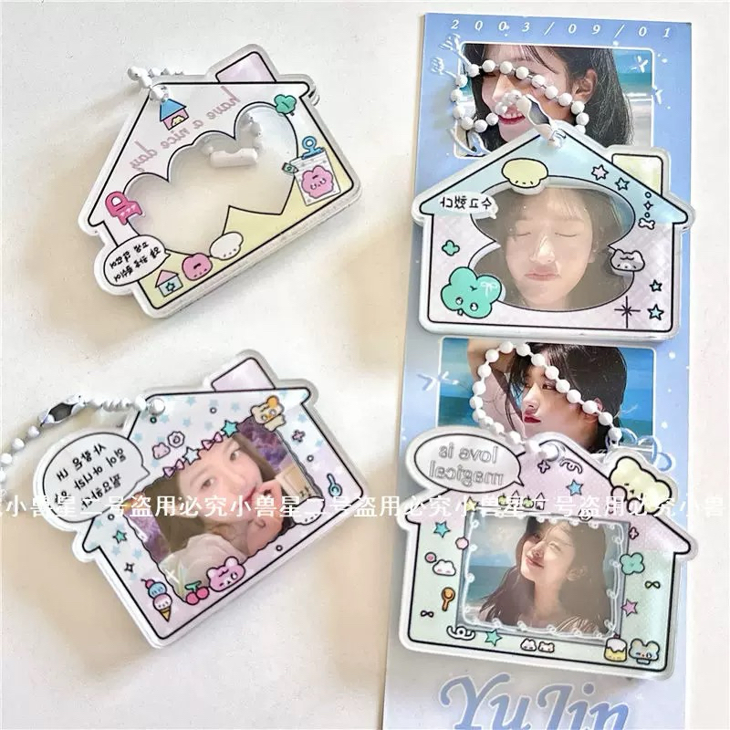 Jual [Ready Stock] Cute mini house keychine for your photo strip (one ...