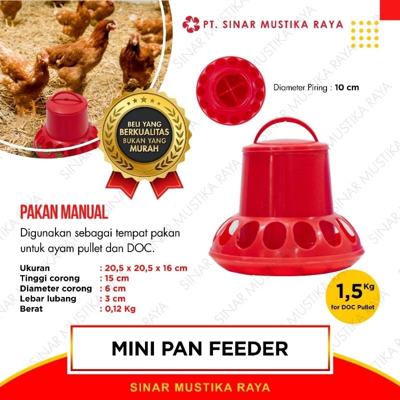 Jual TEMPAT PAKAN FAN FEEDER ORI 1.5KG TEMPAT MAKAN AYAM PUYIUH MERPATI UNGGAS OTOMATIS | Shopee ...