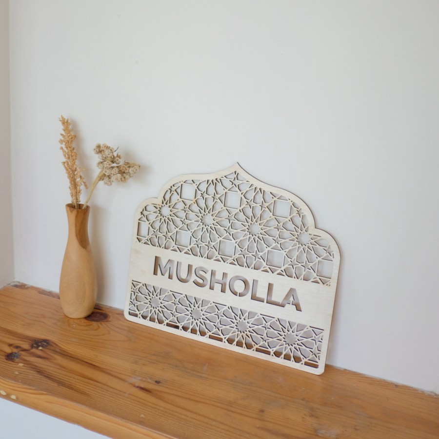 Jual Signage Mushola ala Morocco - Sign Mushola bertema Moroccan ...