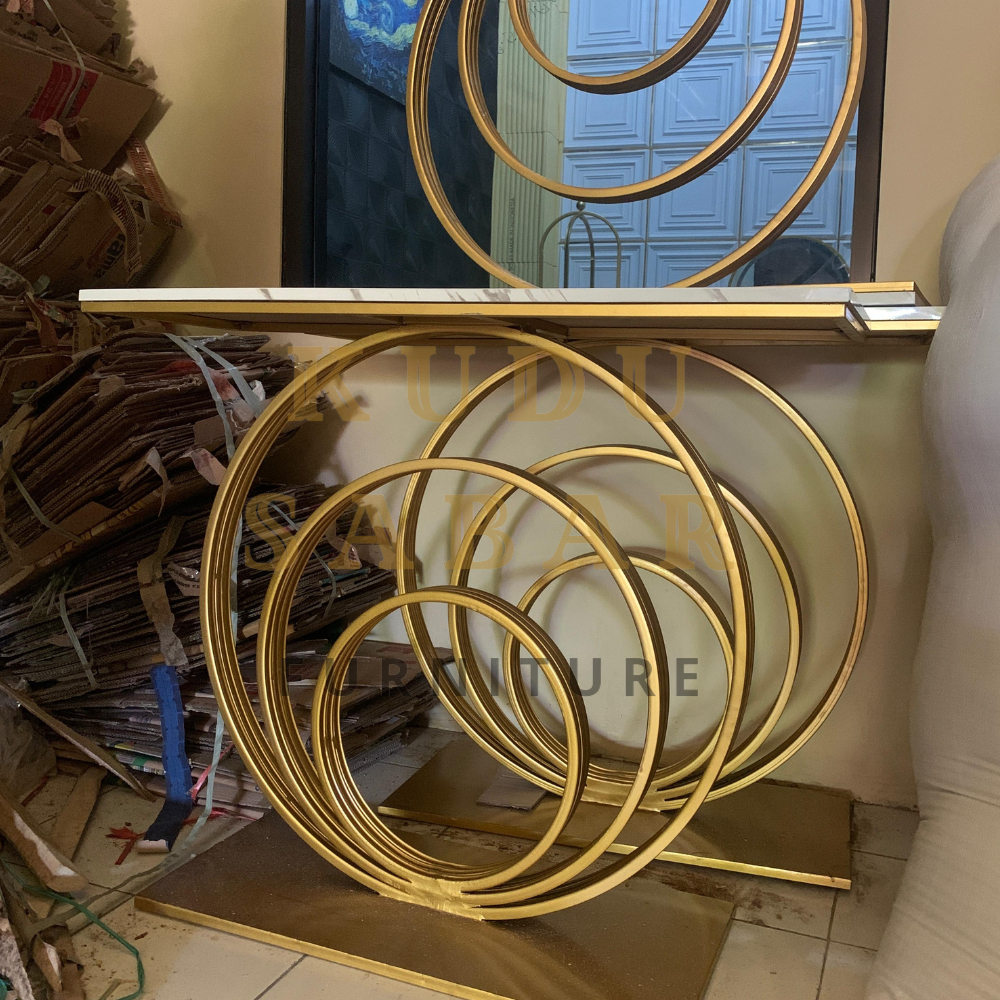 Jual Meja Konsul Cincin Meja Console Minimalis Aesthetic dan ...