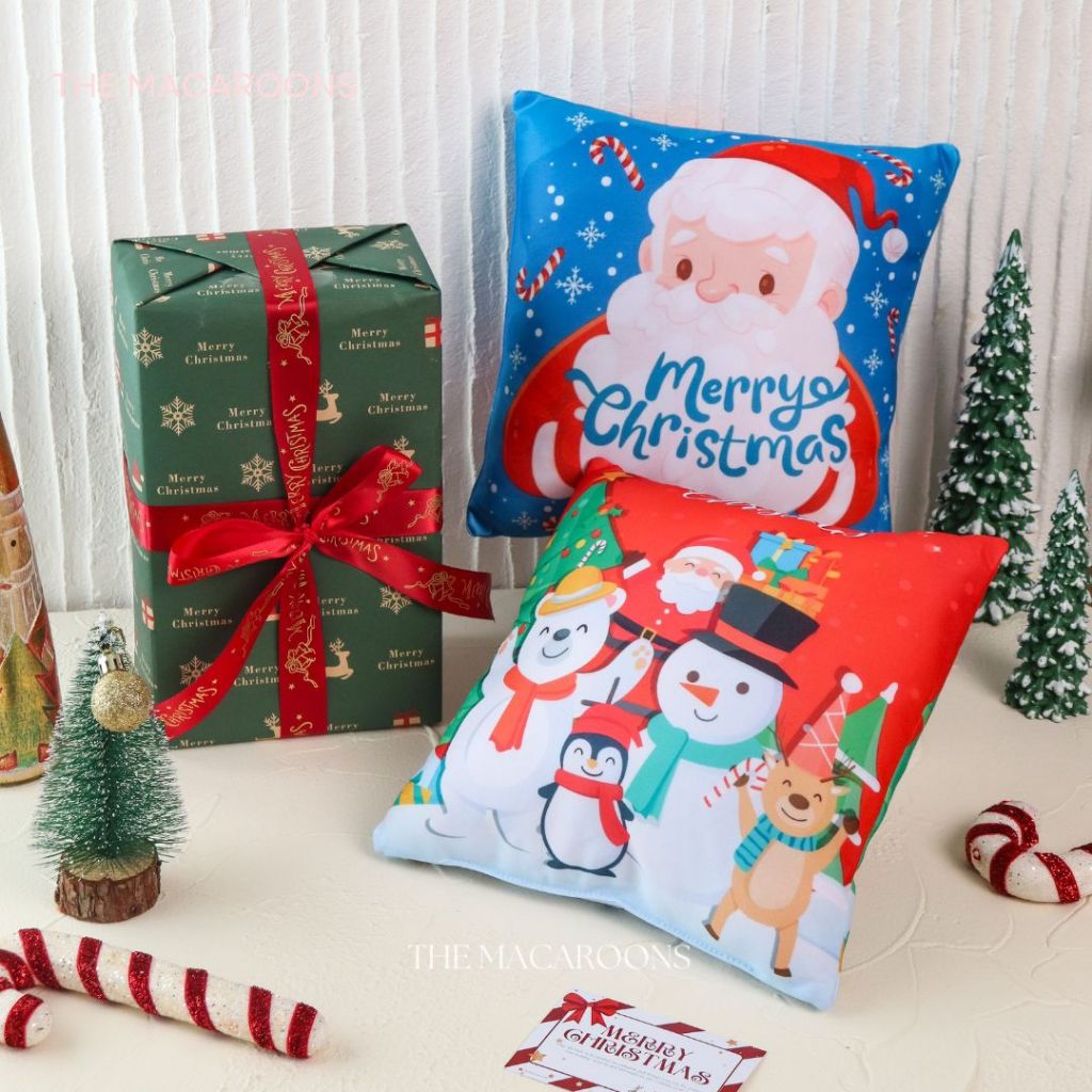 Jual Kado Natal isi Bantal Lucu / Christmas Gift Souvenir Hadiah Natal ...