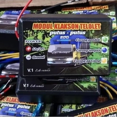 Jual Relay Modul Klakson Telolet 3 Corong Putus Putus ala Marco Italy ...