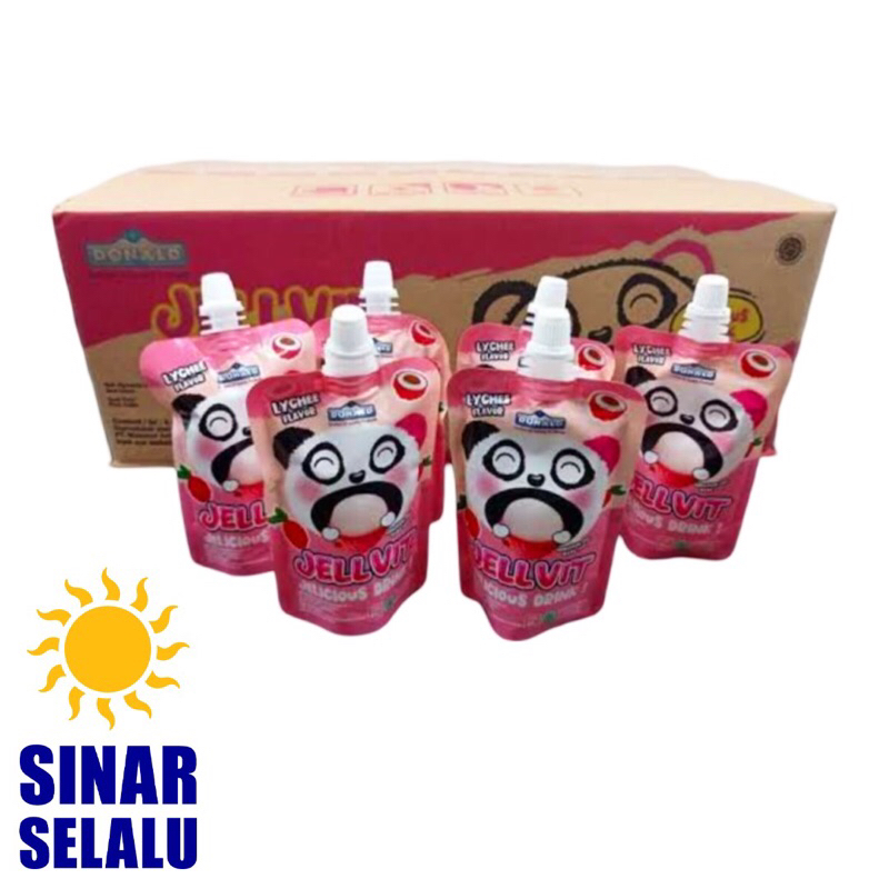 Jual Minuman Jelly Aneka Rasa || Donal Jellyvit drink || isi 10Pcs ...