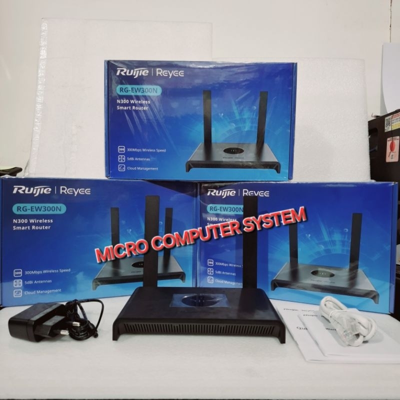 Jual RG-EW300N RUIJIE REYEE 300MBPS WIRELESS SMART ROUTER | Shopee ...