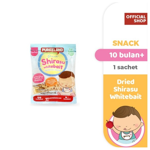 Jual Pureeland Dried Shirasu Whitebait / Ikan Teri Shirasu Jepang ...